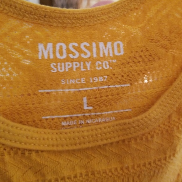 Mossimo Supply Co. | Tops | Mustard Mossimo Lg Tank Top | Poshmark